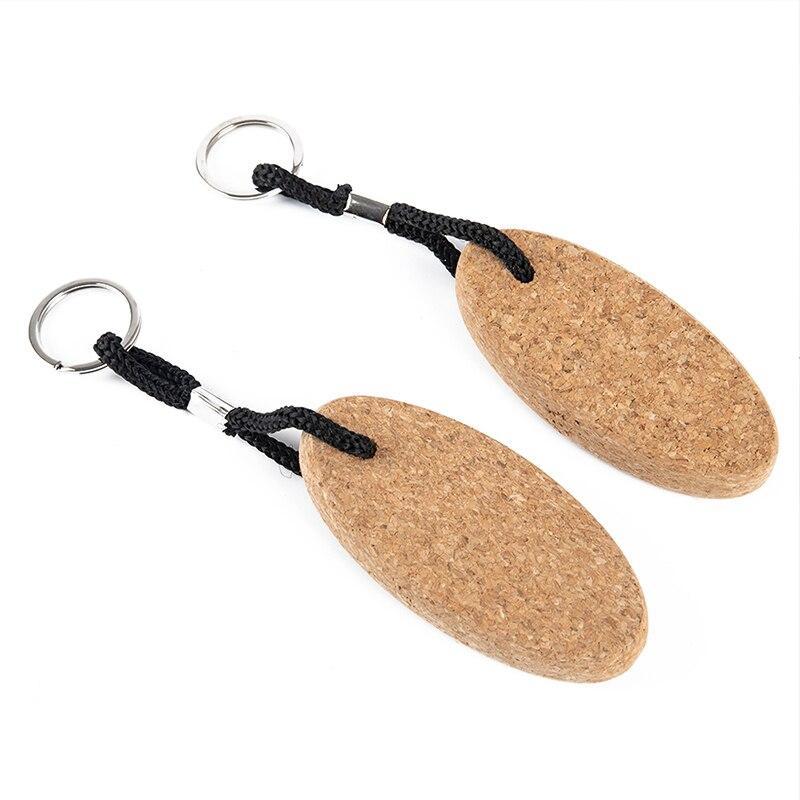Flat Cork Floating Key Ring | The House of the Keychain – La Maison du ...