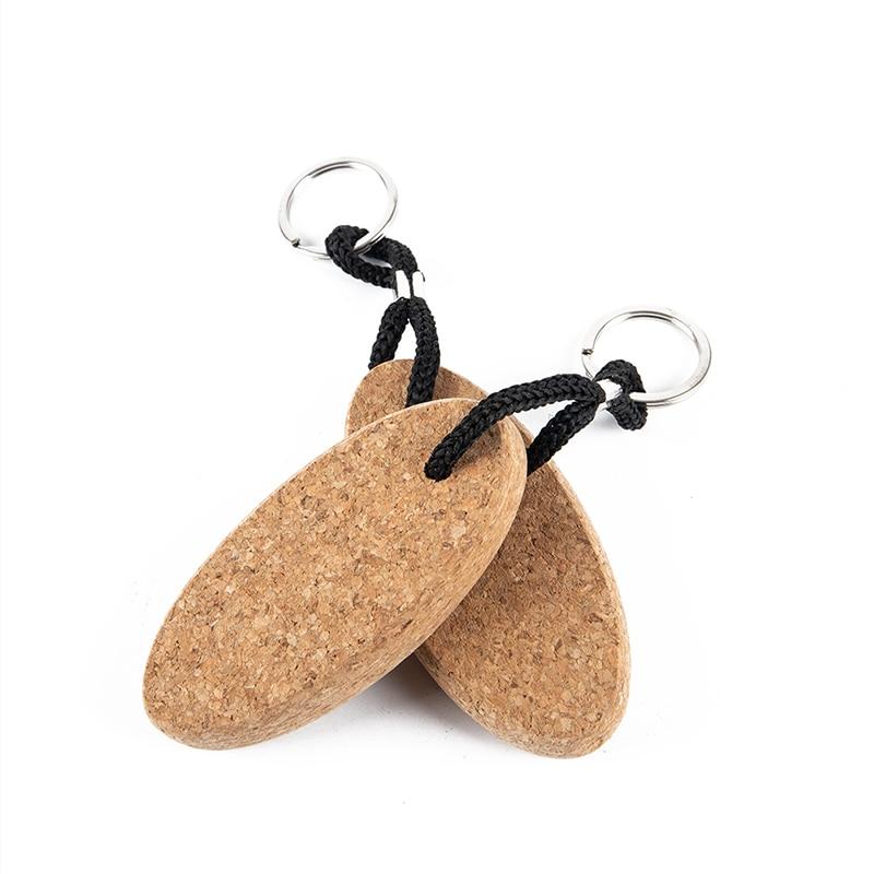 Flat Cork Floating Key Ring | The House of the Keychain – La Maison du ...