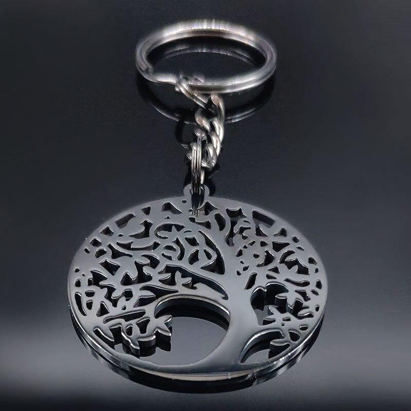 Engraved Tree of Life Key Ring | The House of the Keychain – La Maison ...