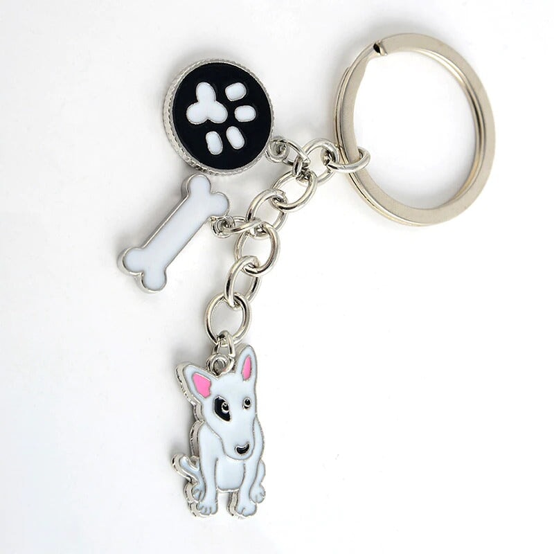Bull Terrier Keychain | The House of the Keychain – La Maison du Porte-Clé
