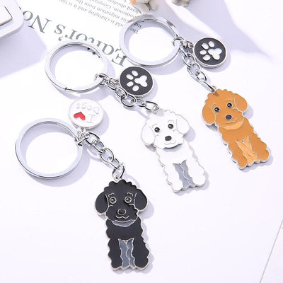 Poodle Keychain | The House of the Keychain – La Maison du Porte-Clé