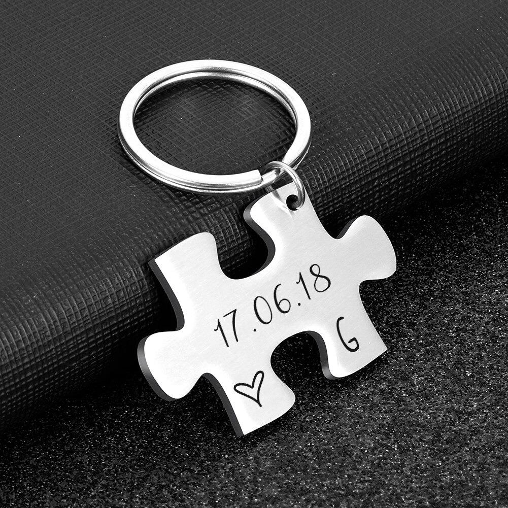 Porte Clé Couple Puzzle | La Maison du Porte-Clé
