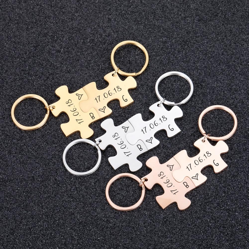 Couple Puzzle Keychain | The House of the Keychain – La Maison du Porte-Clé