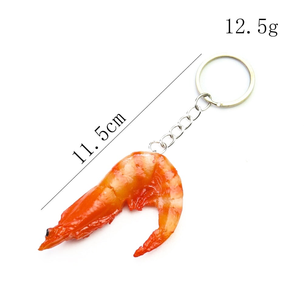 Shrimp Keychain | The House of the Keychain – La Maison du Porte-Clé