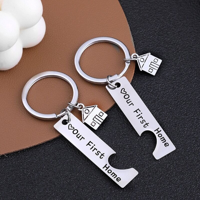 Couple House Key Ring | The House of the Keychain – La Maison du Porte-Clé
