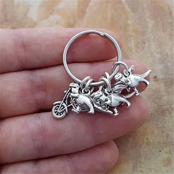 Gray Motorcycle Key Ring | The House of the Keychain – La Maison du ...