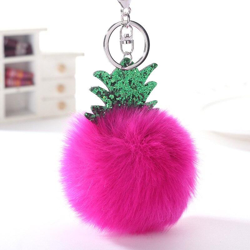 Pineapple Pompom Keychain | The House of the Keychain – La Maison du ...