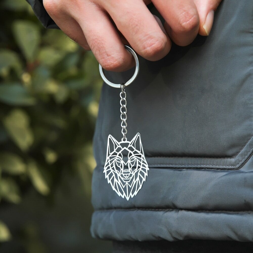 Wolf Head Key Ring | The House of the Keychain – La Maison du Porte-Clé